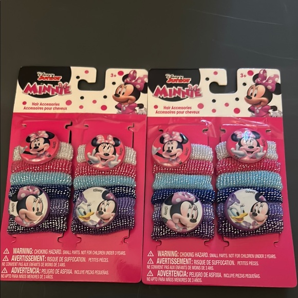 Disney | Accessories | Disney Minnie Mouse Hair Accessories Set Pink ...